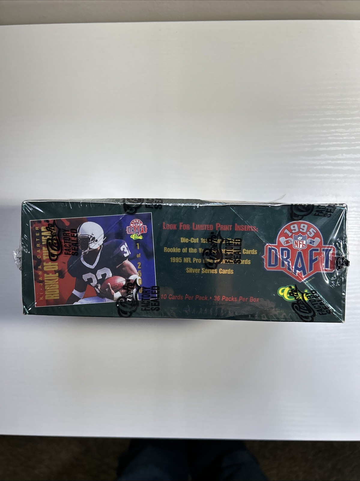 1995 Draft Classic Football Premier Edition 36 Packs Per Sealed Box | eBay