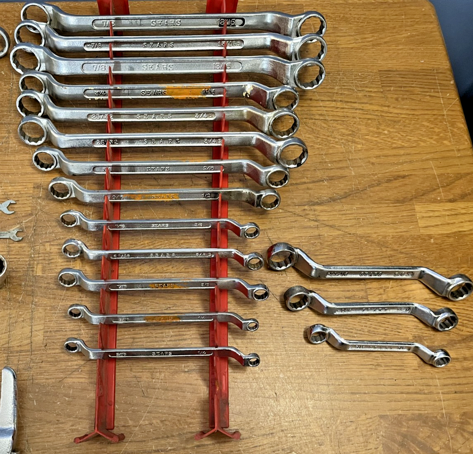 Lot of (88) Wrenches - Double Box End, Flex Head Combination, Power ...