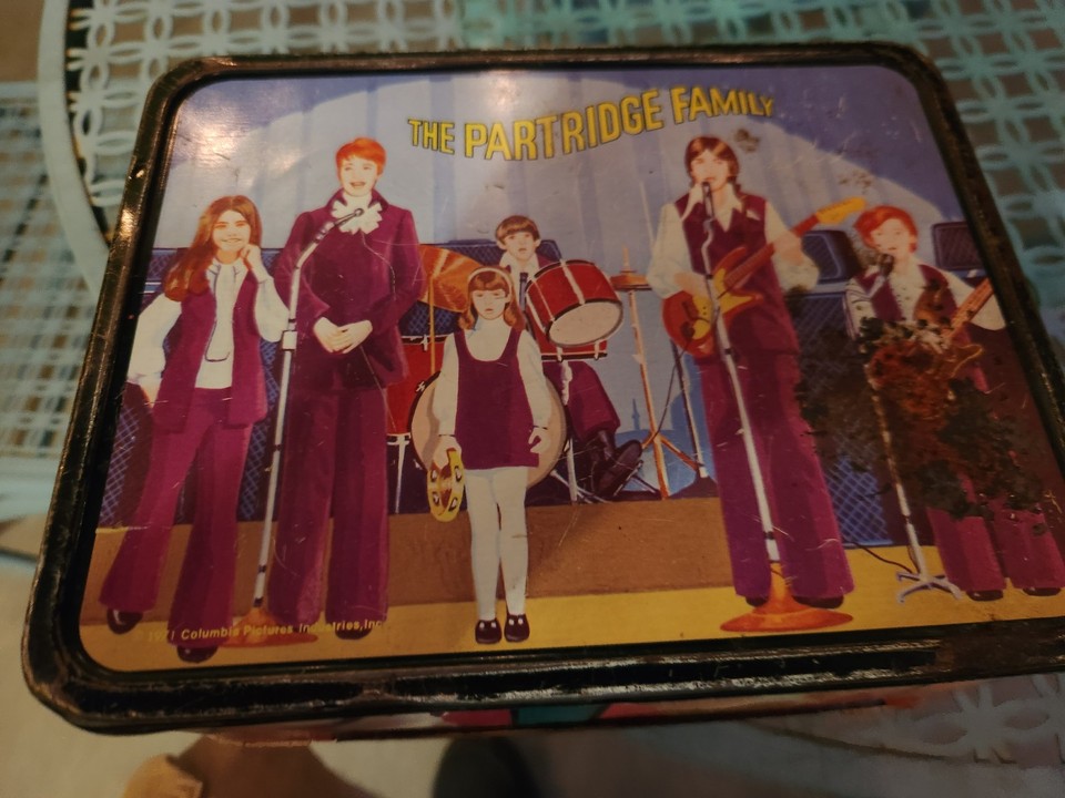 Vintage 1970s Patridge Family Metal Lunch Box & Thermos David Cassidy ...