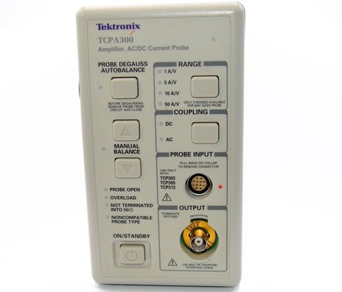 Tektronix TCPA300 DC to 100MHz AC/DC Current Probe Amplifier | eBay