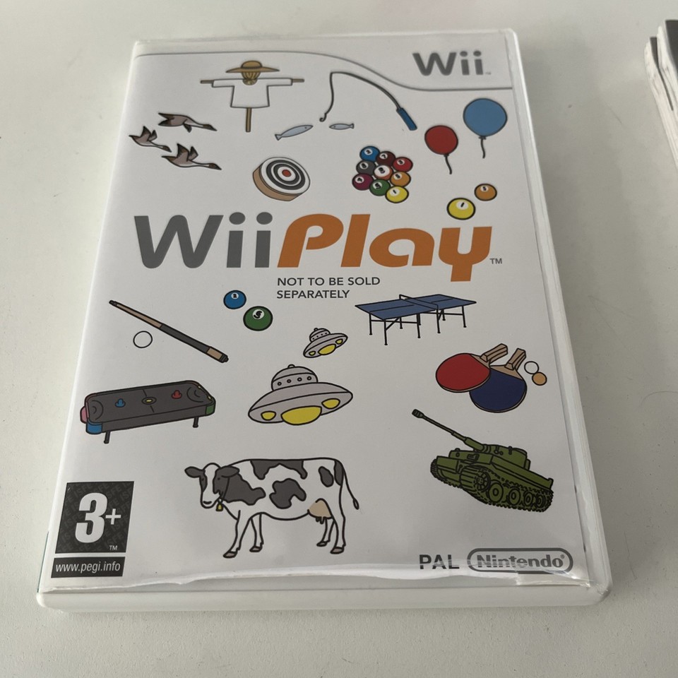 Wii Play Game Tested With Wii Remote And Wiimote Nintendo Big Box | eBay UK
