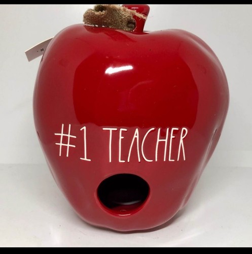 NWT RAE DUNN A Plus Apple Ceramic Birdhouse | eBay