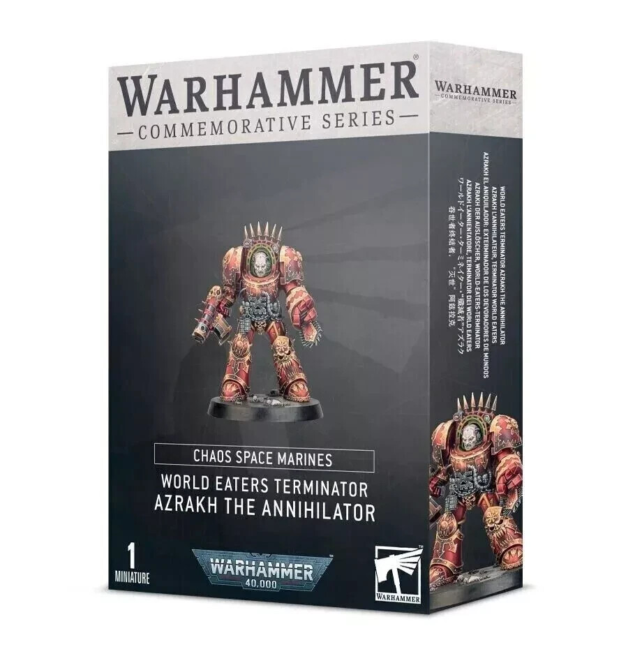 Warhammer 40k Azrakh The Annihilator Commemorative Series World Eaters ...