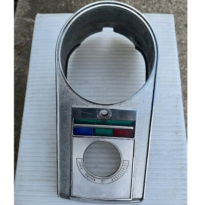 Harley OEM Chrome Dash Cover Tank Console 7124-77 FLH Shovelhead EVO | eBay