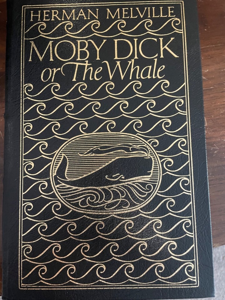 Moby Dick by Herman Melville Eaton Press, Leather Hard Cover, Gold ...
