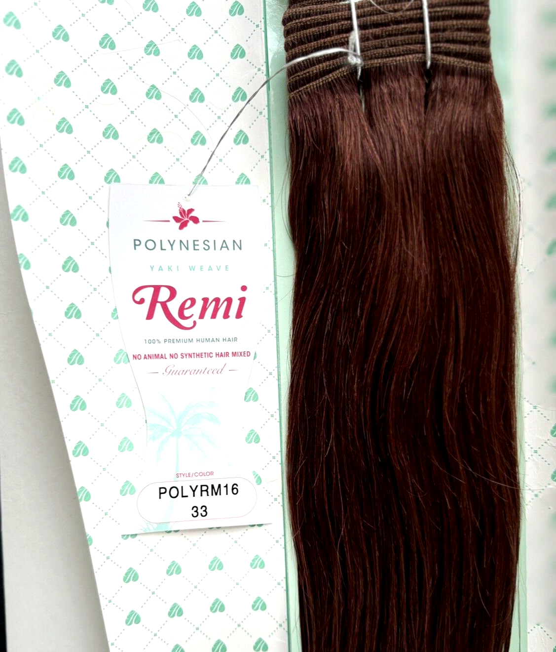Vivica Fox Polynesian REMI 100% Premium HUMAN HAIR 16" Length (Color 33 ...
