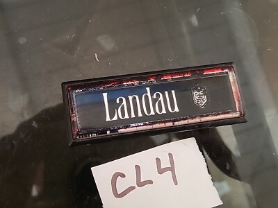 VINTAGE CHEVY MONTE CARLO LANDAU DASH PAD EMBLEM OEM 14028617 | eBay
