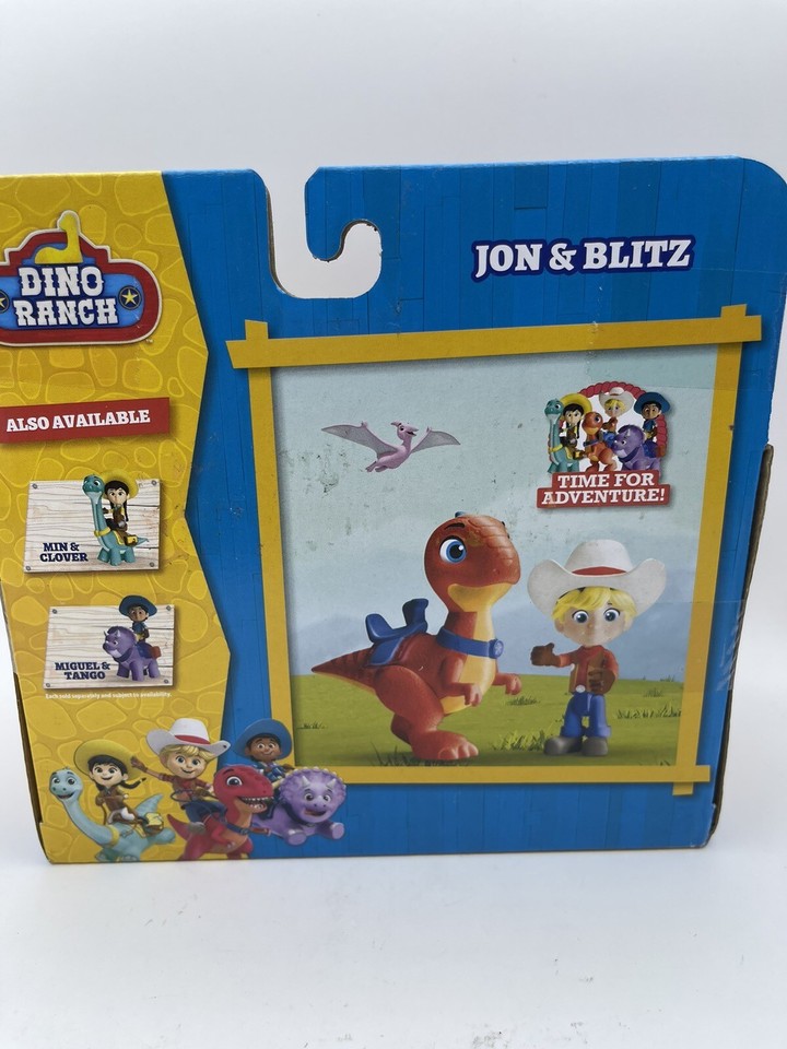 Dino Ranch TV Show Jon and Blitz Play Set Figures Disney Jr New | eBay