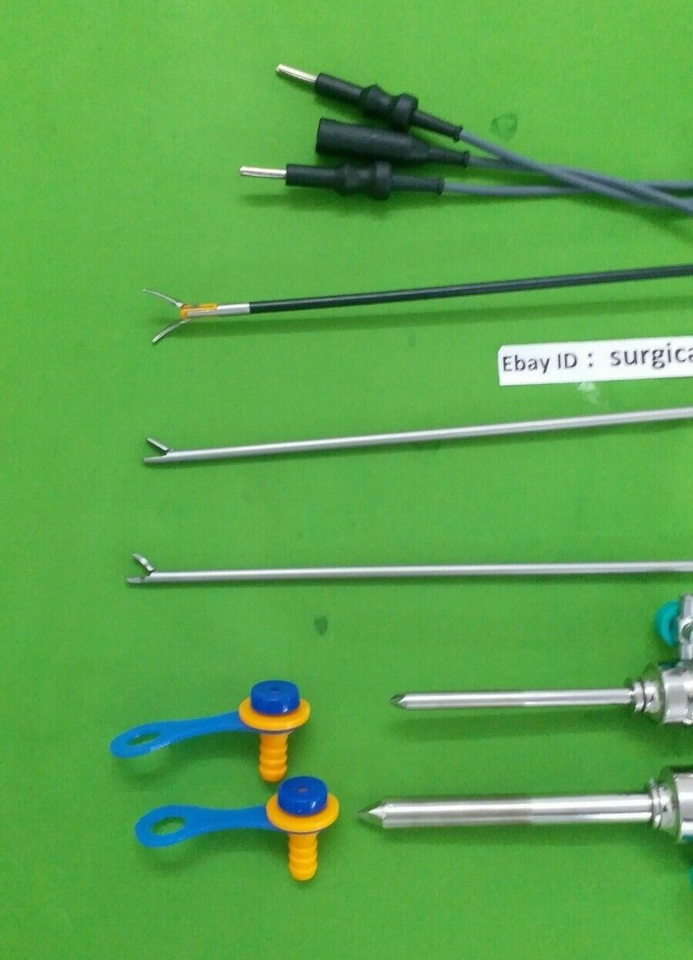 8pc Laparoscopic Surgery Set 5mm/10mm Endoscopy Reusable High Quality ...