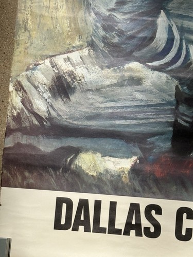 Vintage Dallas Cowboys NFL Football 1960's Poster 24x36 Dave Boss | eBay