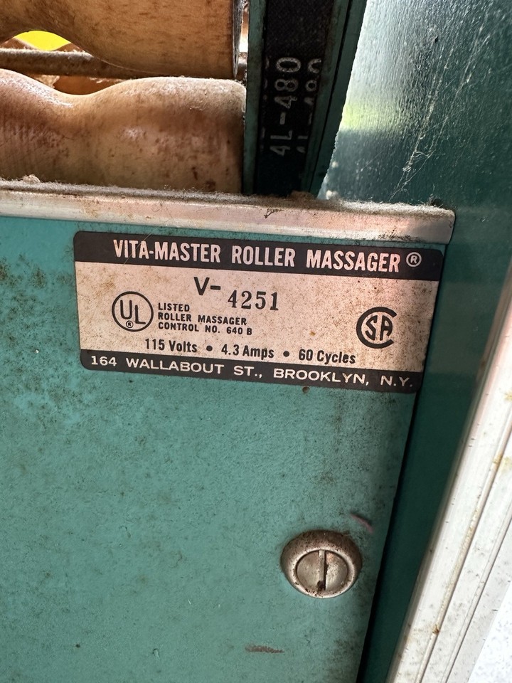 Vita Master Wood Massager Roller Model VMRL-1 Vintage | eBay