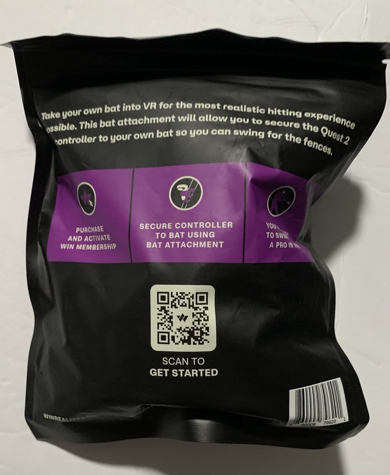 Win Reality Hit VR Baseball/Softball Bat Attachment AR8 Blue For Meta ...