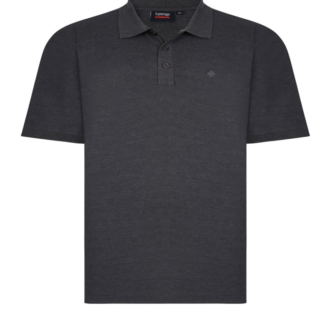 ESPIONAGE P074 CHARCOAL POLO SHIRT 2XL3XL4XL5XL6XL7XL8XL | eBay