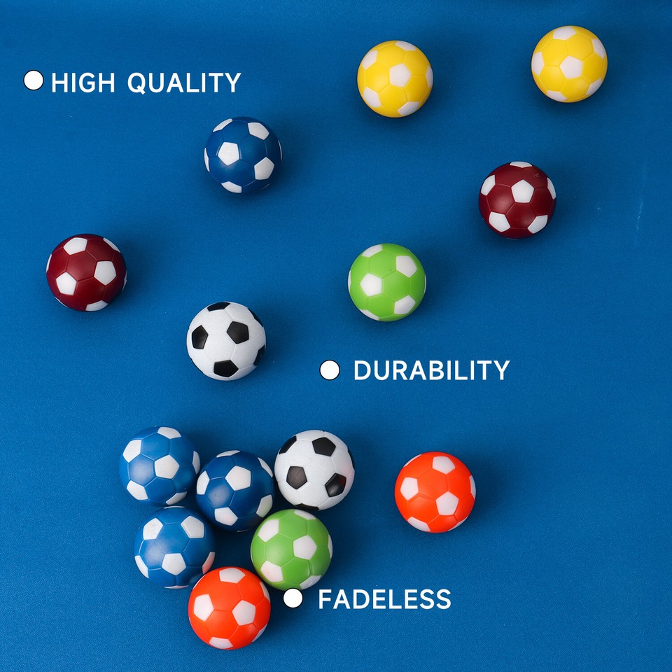 12-Pack 36mm Regulation Size Foosballs Replacement Balls. Table Soccer ...