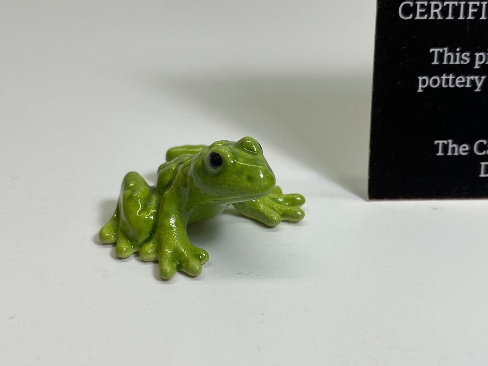Hagen Renaker #A-124 448 NOS Papa Frog Last of the HR Stock Free ...