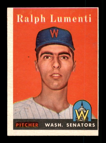 1958 Topps - #369 Ralph Lumenti - Crease Free | eBay