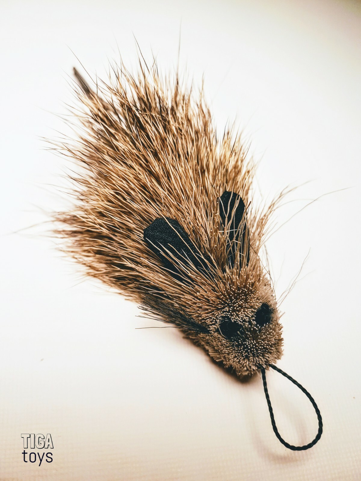 Cat Toy Rafa Rat Mouse Medium Realistic Brown Chase Play Toy by Tiga ...