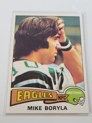 MIKE BORYLA 1975 Topps Rookie #417. EAGLES - Nice Shape | eBay