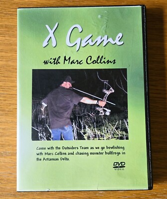 X Game with Marc Collins (DVD, 2004) Bowfishing, Bullfrogs, Arkansas ...