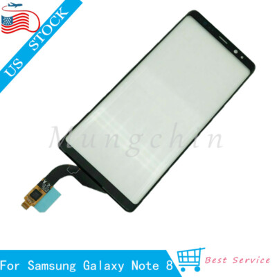 Replacement Front Touch Screen Digitizer Glass Black For Samsung Galaxy ...
