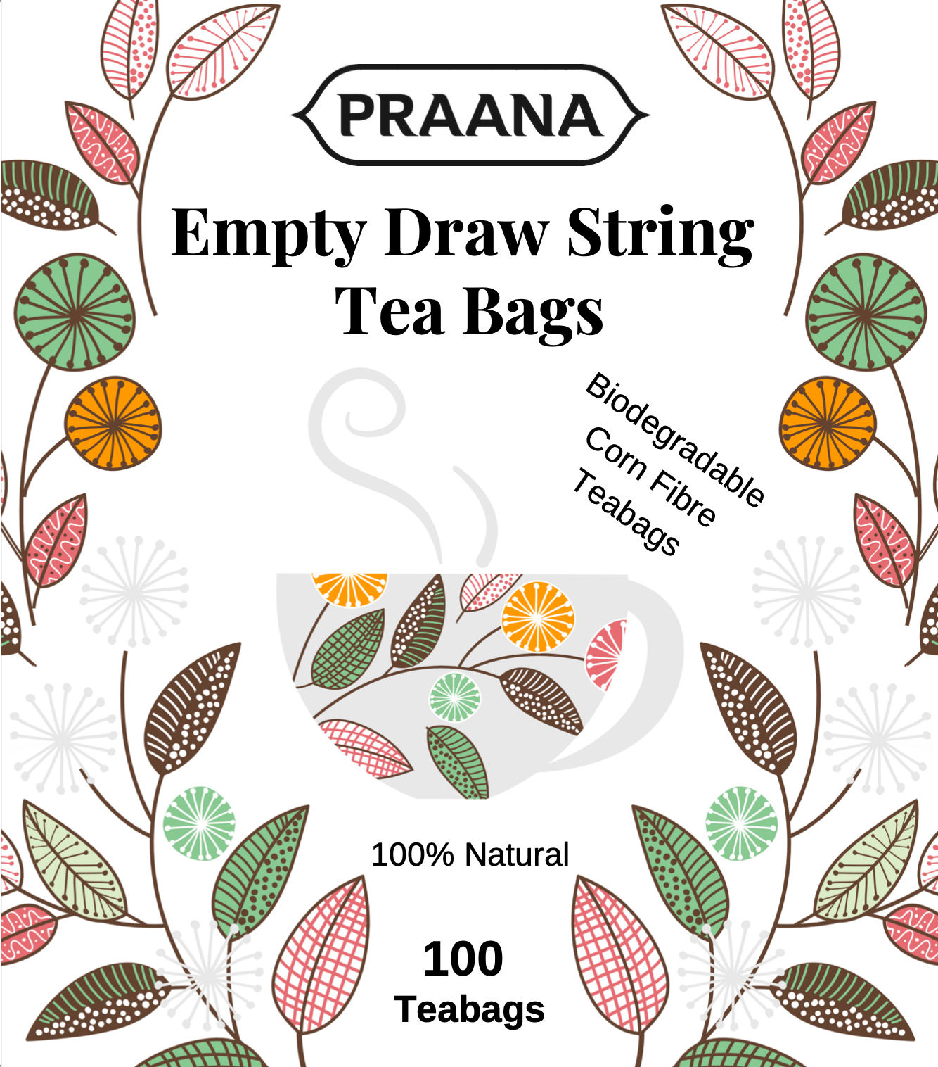 Empty Draw String Tea Bags - Biodegradable Corn Fibre Tea Bags | eBay
