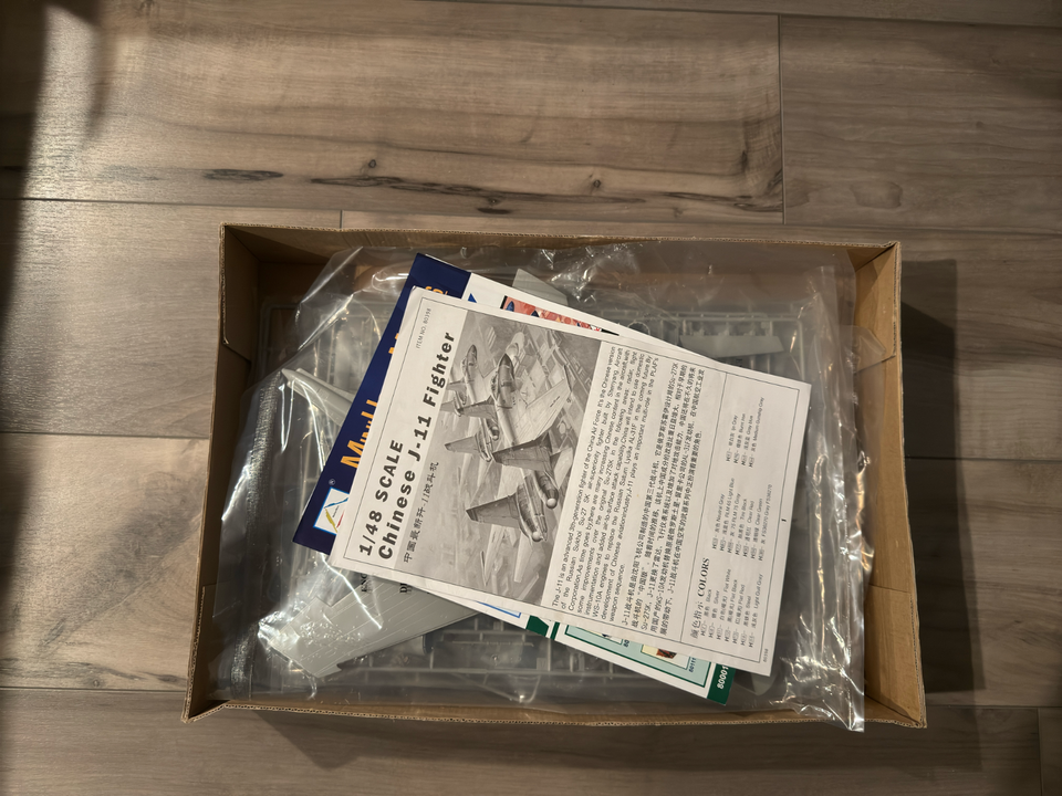 Mini hobby models Chinese J-11 Aircraft Fighter Model Kit 1/48 scale | eBay