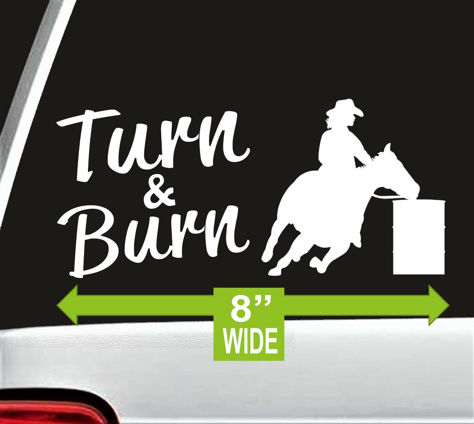 Barrel Racing Logos Turn And Burn