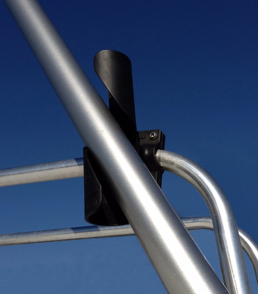RV Flag Pole Kit by FlagPole Buddy 22 Feet Ladder Mount Complete Easy ...