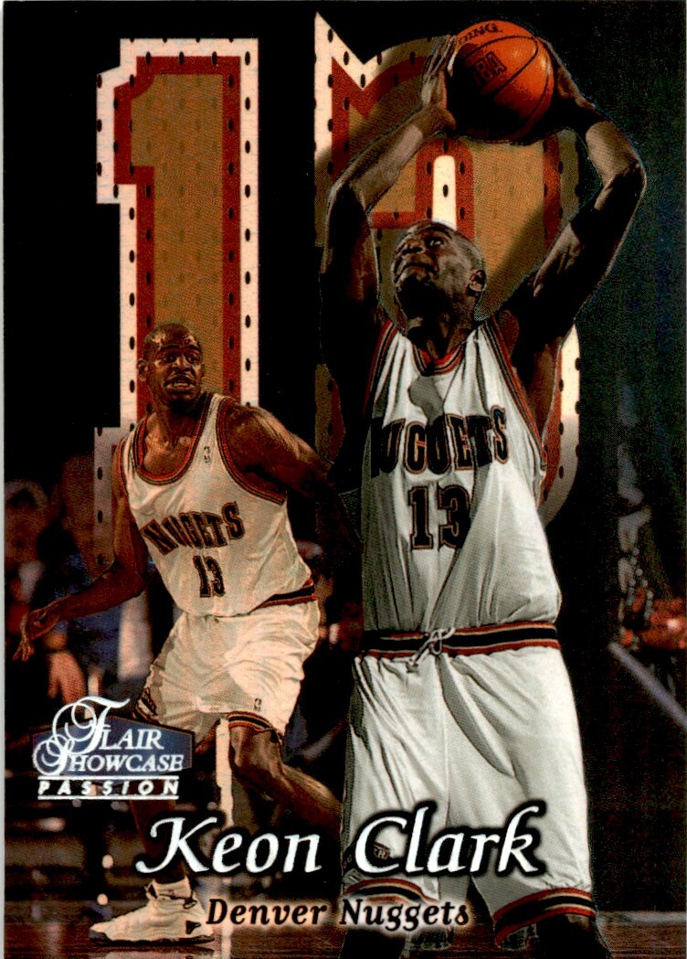 1998-99 Flair Showcase Passion Row 2 Keon Clark Denver Nuggets #57 | eBay