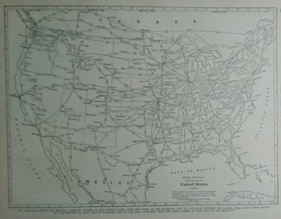 American Railroad Map