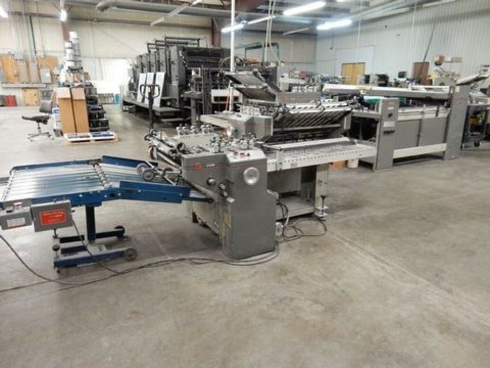 BAUMFOLDER FOLDING MACHINE **FOR PARTS ONLY** --SEE DESCRIPTION-- | eBay