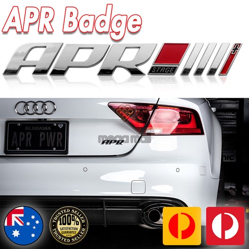 APR Badge Stage 1 2 or 3+ Customisable Decal Sticker FOR VAG VW AUDI ...