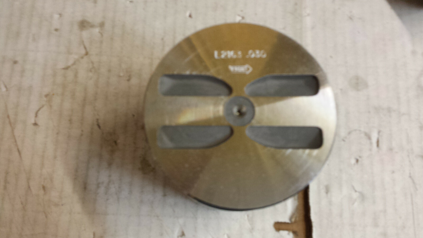 L2163F TRW Forged Piston Set of Four .060 Over 283 Chevy Non Coated ...