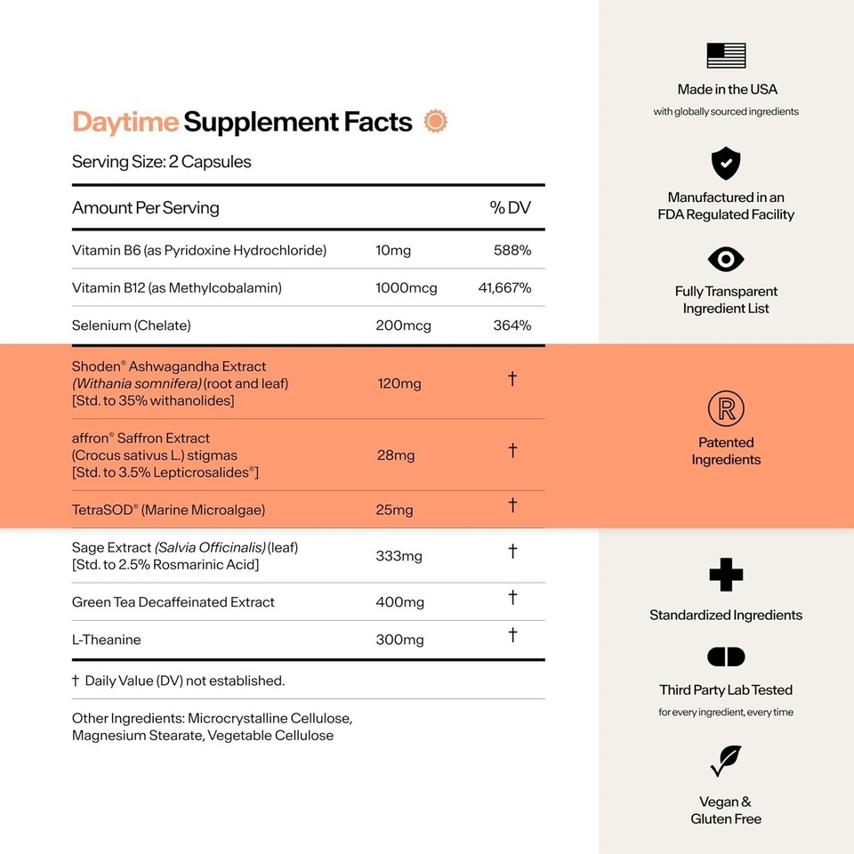 Stasis Daytime - Energy and Focus Supplement to Pair with Your ...