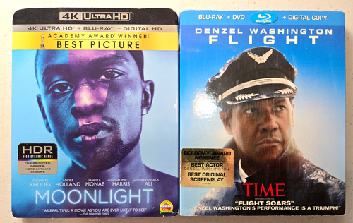 Moonlight 4K w Slip Cover (New) / Bonus Blu-ray+Slip Cover: Flight ...