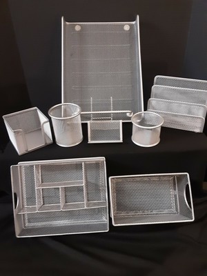 Desk & Drawer Organizers - Wire Mesh Desk