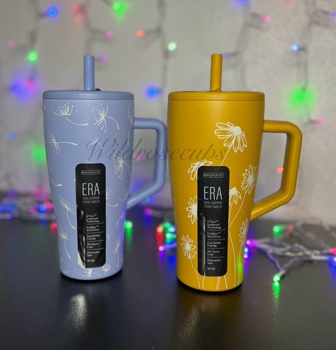 BruMate Era 30 Oz Lot Of Two Sundaisy And Dandelion Tumblers | eBay