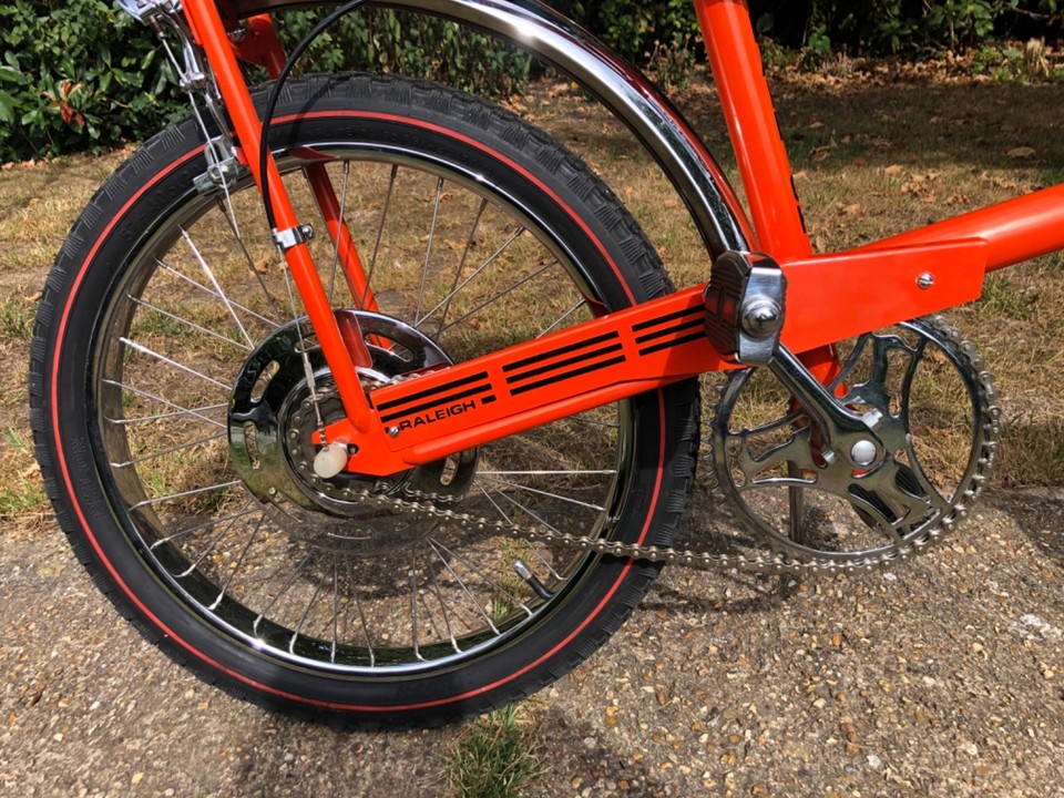 Raleigh Chopper bike mk1, beautifully restored, brilliant orange | eBay UK