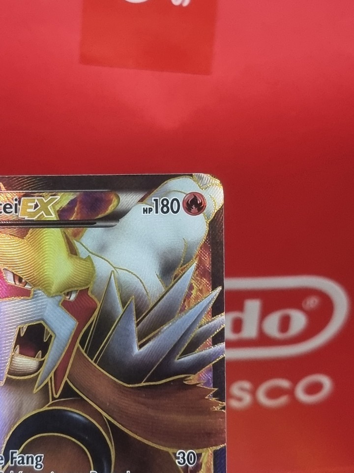 Entei EX - 103/108 - Pokemon Dark Explorers Black & White Full Art Rare ...