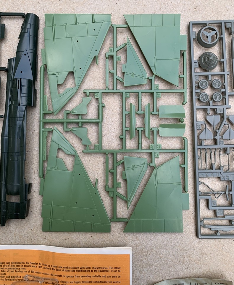 Matchbox Model Kit Saab Viggen PK-119 1976 | eBay
