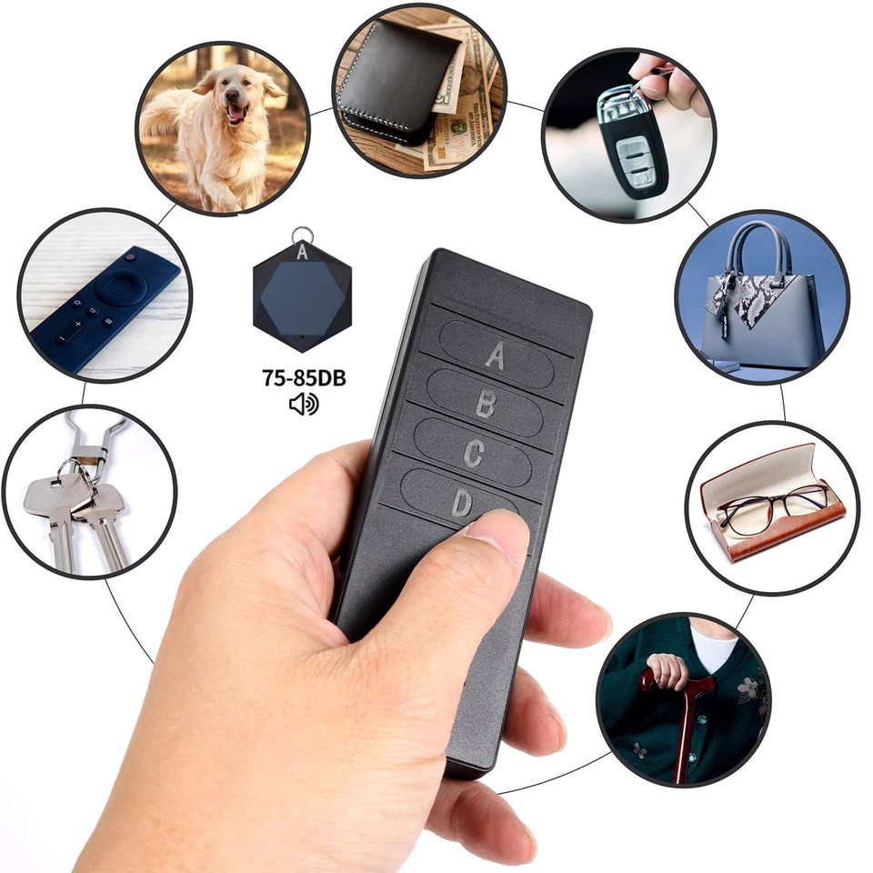 4-in-1 Wireless Alarm Anti Lost Tracker Key Finder Wallet Tracker ...