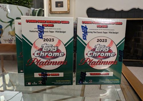 2023 Topps Chrome Platinum Blaster Boxes - Lot of 4 - Brand New and ...