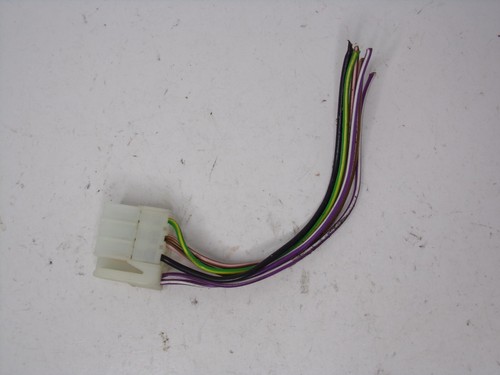 96-98 VOLVO S90 TRUNK INNER TAIL LIGHT BULB CARRIER PANEL PLUG 6WIRE ...