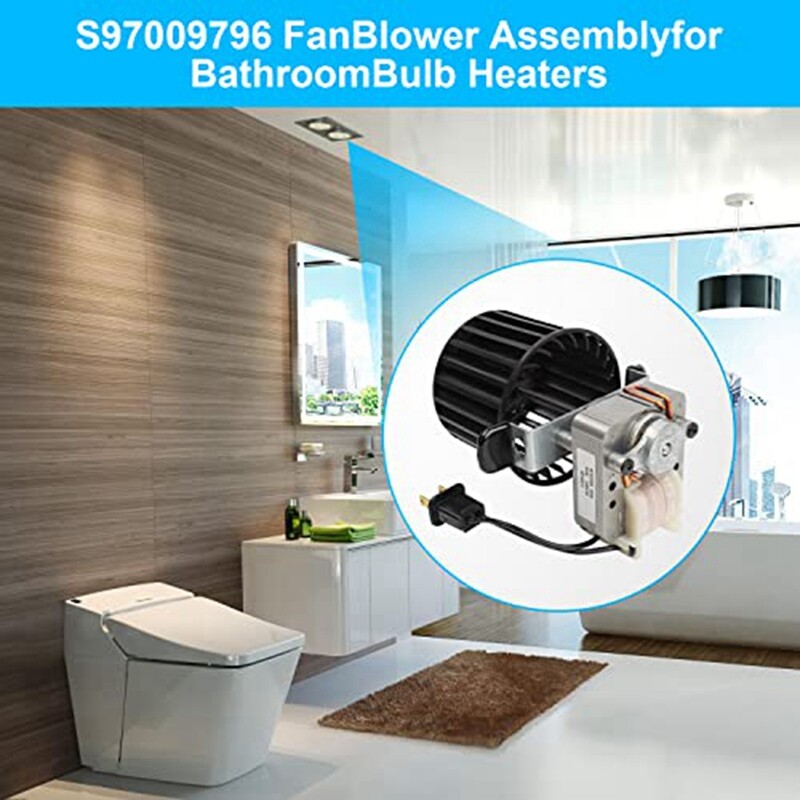 S97009796 Fan Blower Assembly Fits for Bulb Ceiling Heater Replaces3370 ...