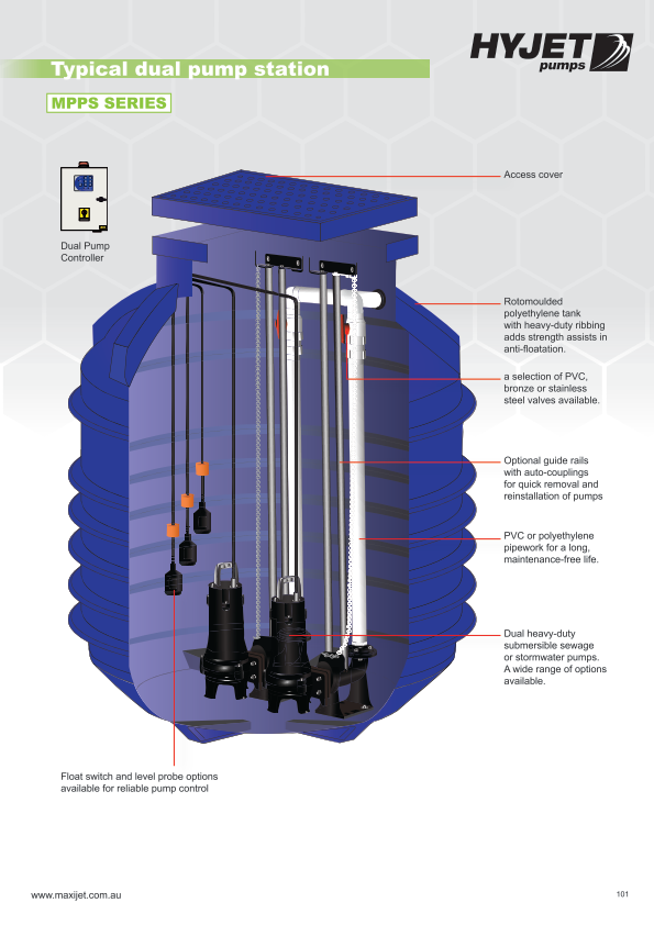 Hyjet Polyethylene Pump Wells With Class A Poly Access Cover | eBay