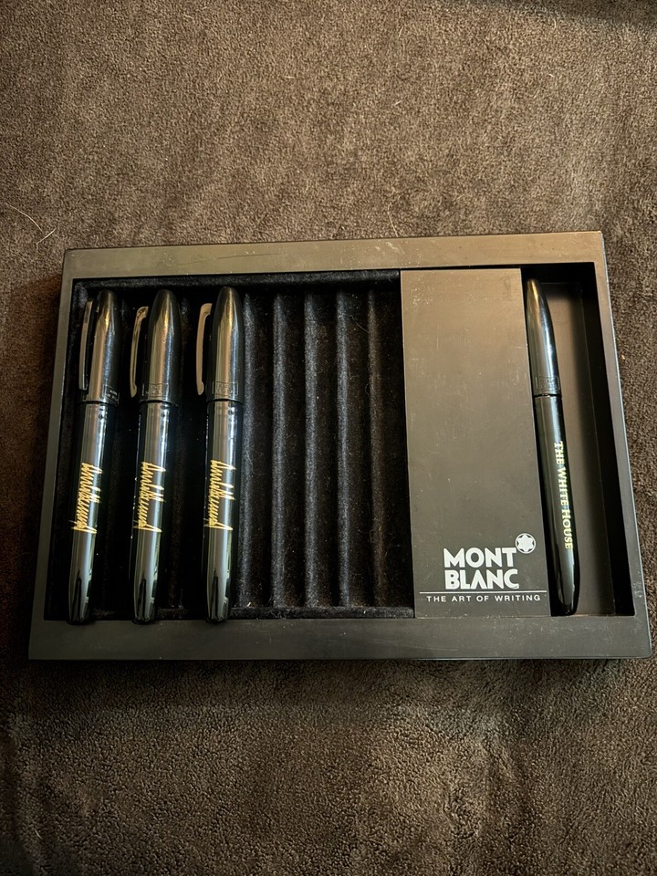 President Trump Black Sharpie Executive Bill Signer Marker Pen Holder ...