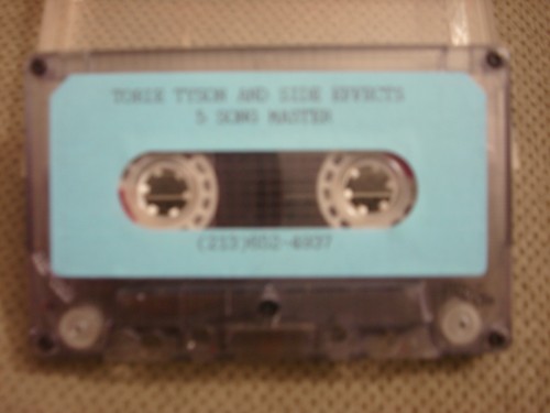 VERY RARE Torie Tyson & Side Effects DEMO CASSETTE TAPE 5 song Master ...