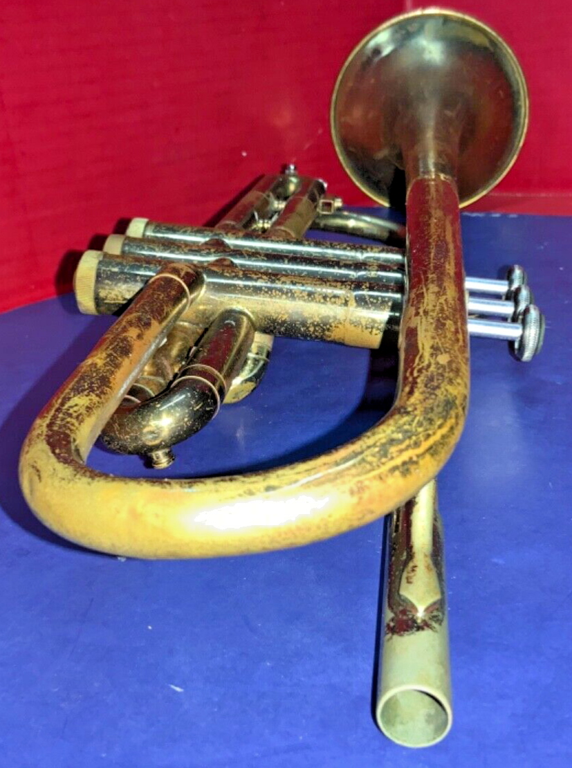 Vintage Bundy Trumpet by Selmer Co Designed by Vincent Bach w/ Case ...