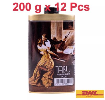 12 X TABU Talcum Powder Body Classic Vintage Perfume Dana Paris New ...