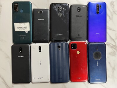 Lot of 10 smart phones mix condition wholesale worldwide shipping | eBay